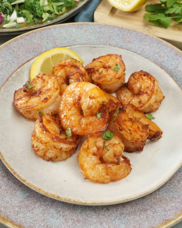 Small Batch Air Fryer Shrimp - One Dish Kitchen