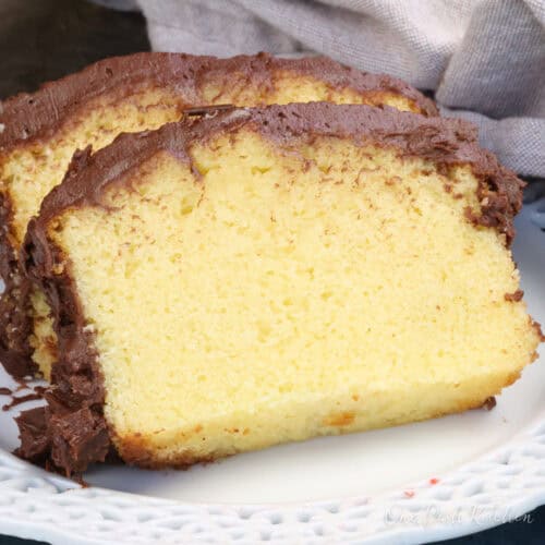 Small Yellow Cake Recipe - One Dish Kitchen