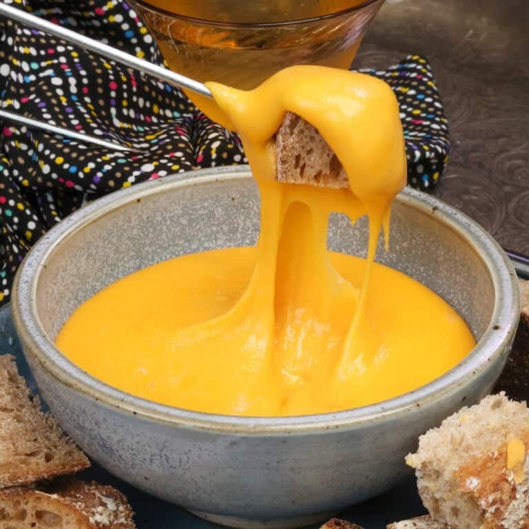 Small Batch Cheese Fondue - One Dish Kitchen