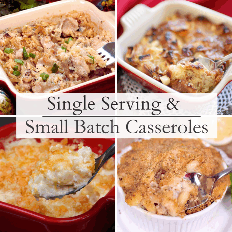 Single Serving & Small Batch Casseroles - One Dish Kitchen