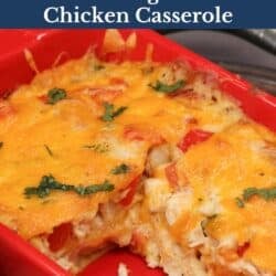Small Batch King Ranch Chicken Casserole - One Dish Kitchen